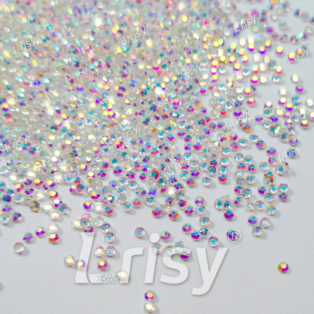 1.9-2.1mm Dream Blue Crystal Flat back Rhinestones FBRS043