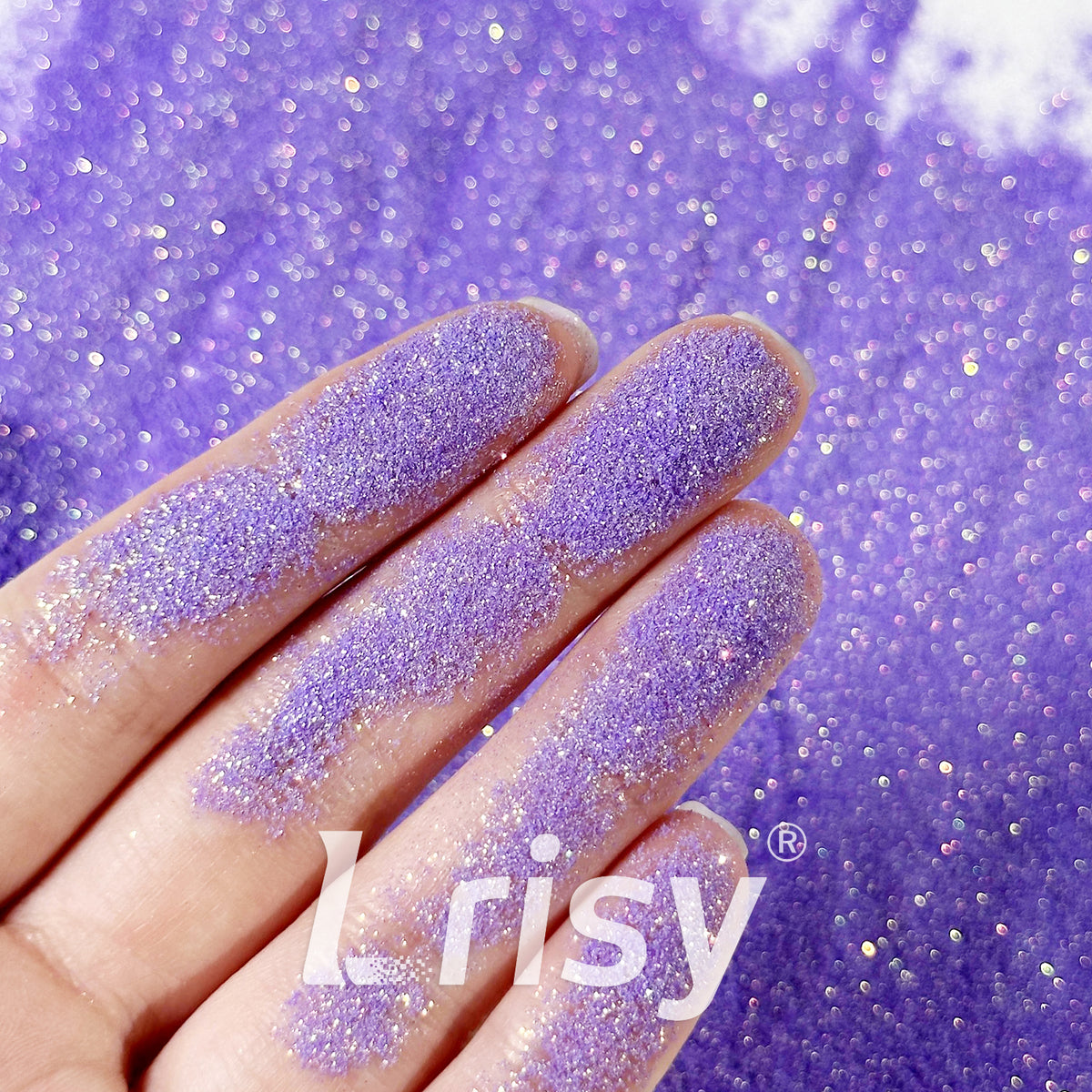 0.1mm Extra Fine Golden Highlighting Iridescent Purple Glitter 1811