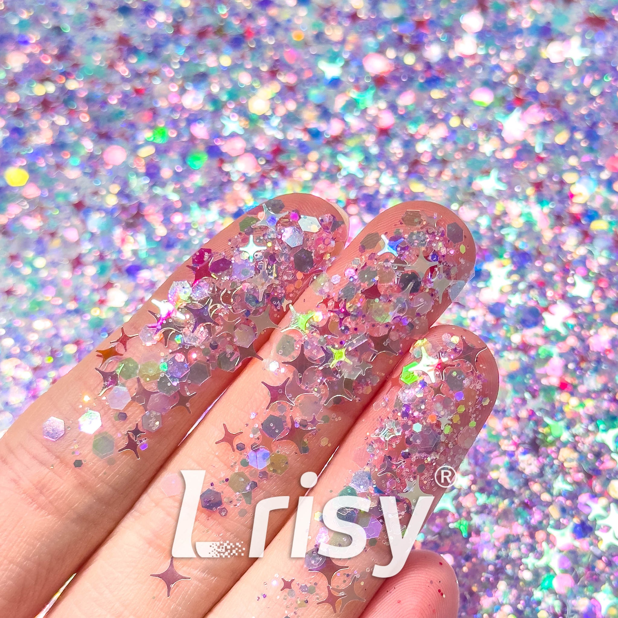Light Phantom Custom Mixed Glitter WAL622 (By michellessparklingcreati