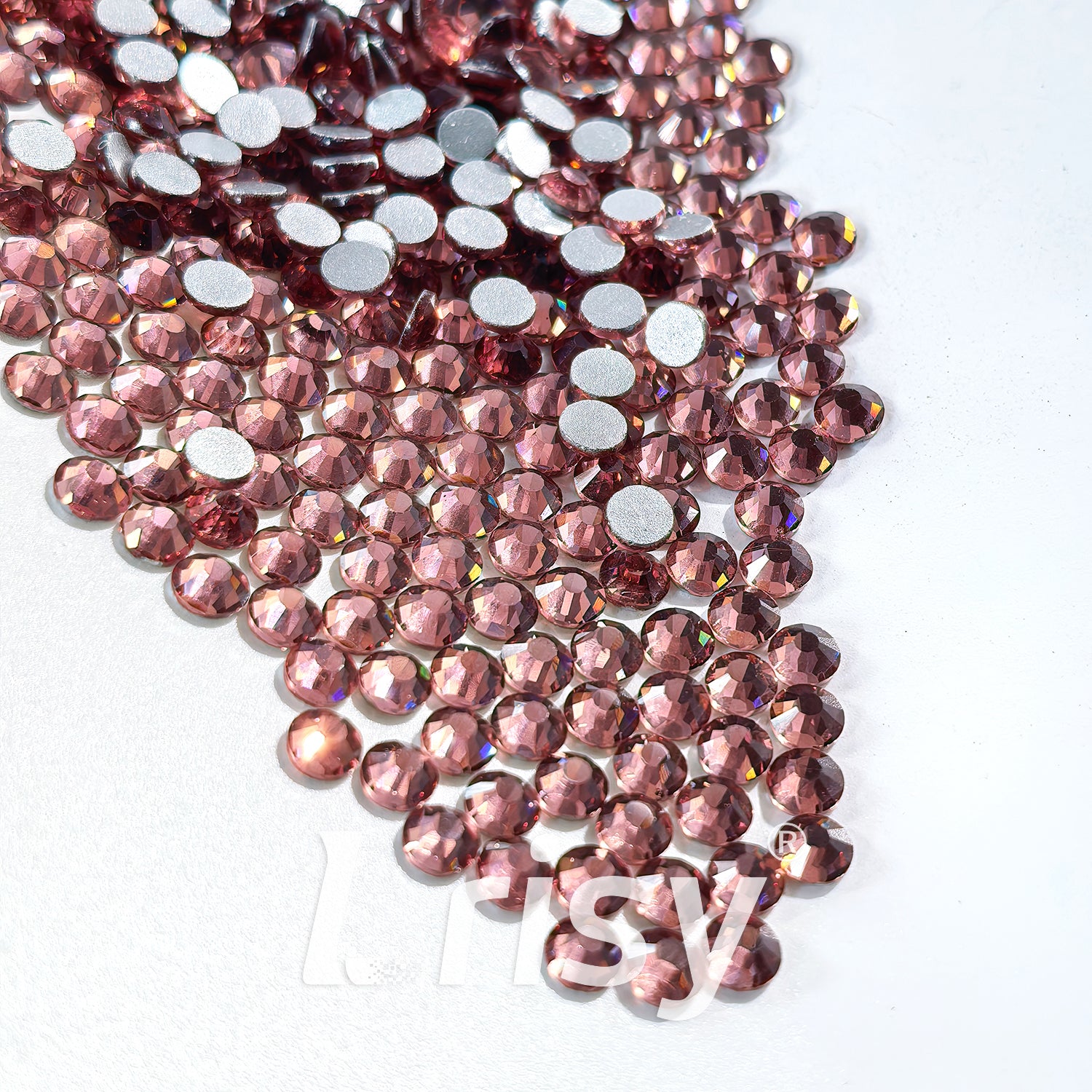 (O)Light Purple Flat Back Rhinestones FBRS010