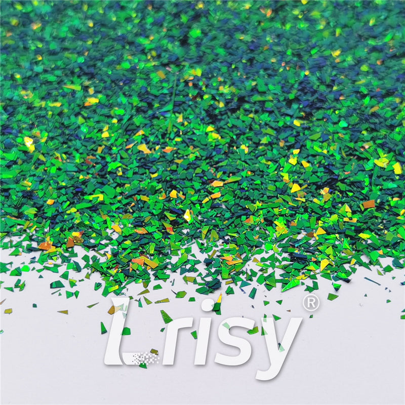 Iridescent Phantom Golden Green Color Shift Glitter Flakes C-BSL7111 2 ...